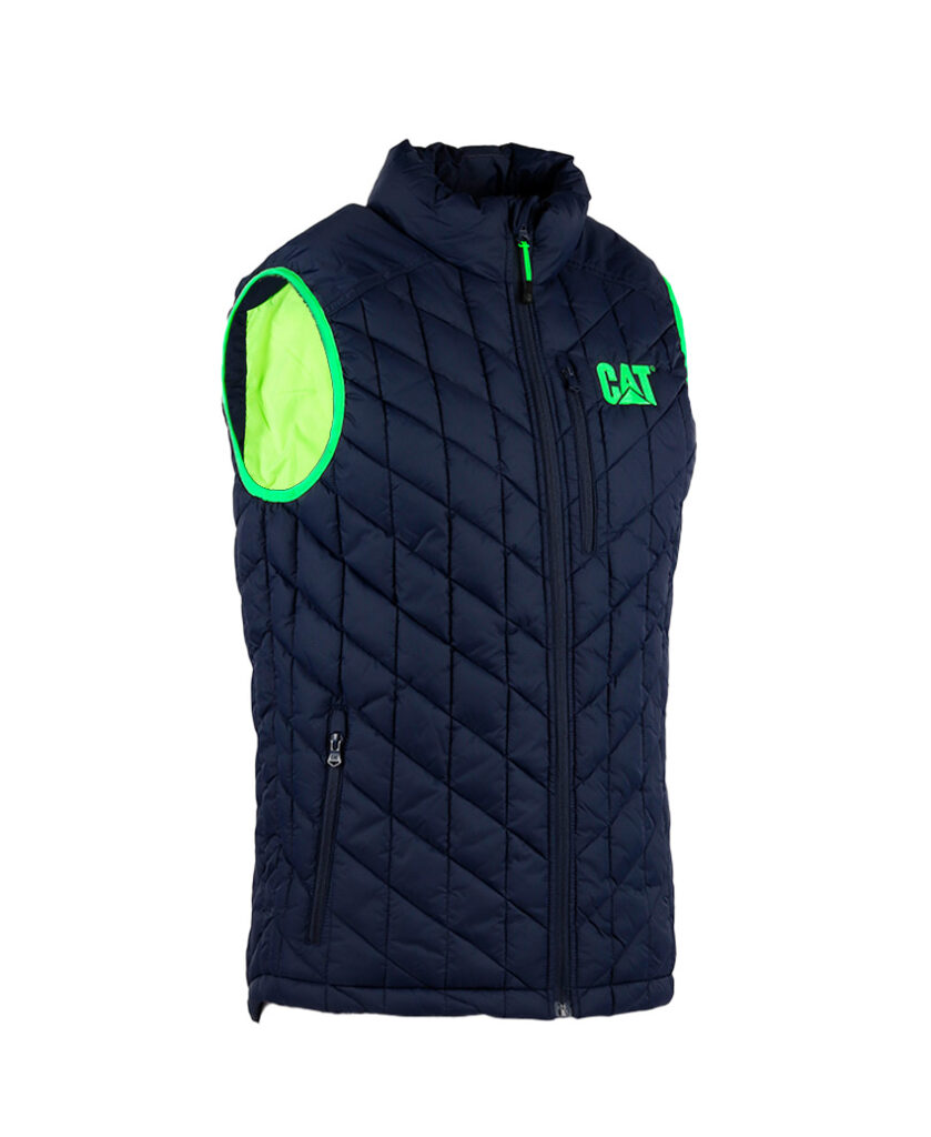 VEST LIGHTWEIGHT INSULATED DETROIT BLUE-HI VIS YELLOW – Babelshops